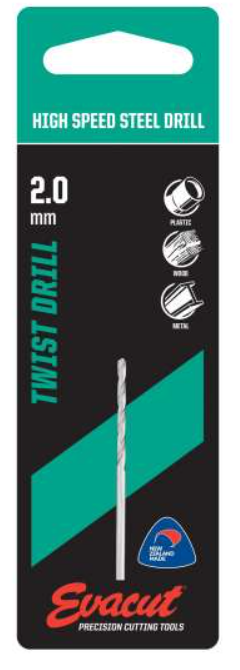 Evacut Drill Jobber HSS Prepack- View for all Metric Sizes – jawltd